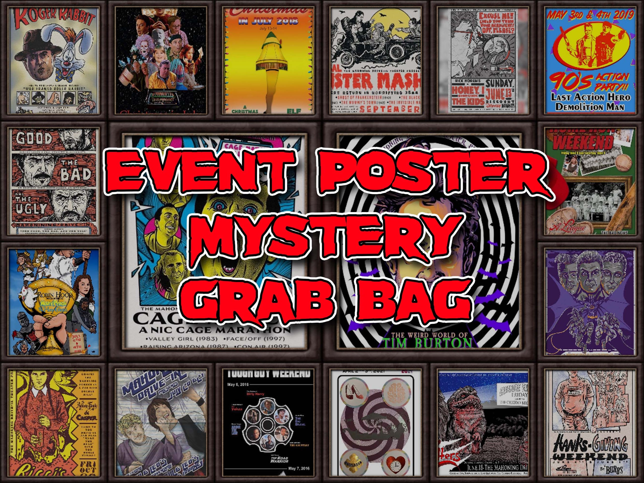 Event Poster Grab Bag - 3 Pack | CrackerJackPosters.com
