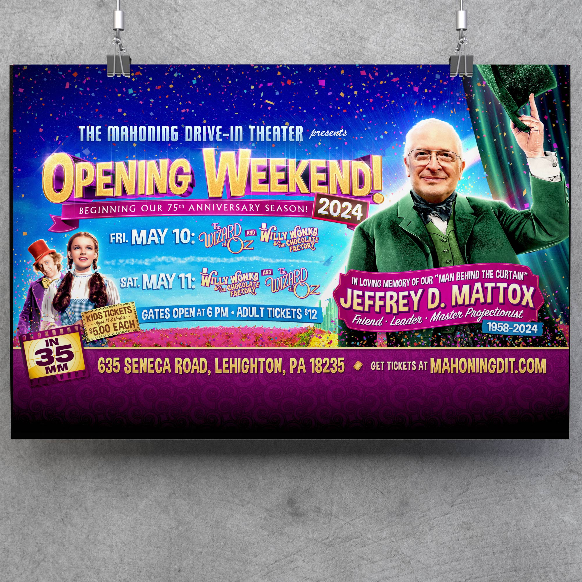 Opening Weekend - 2024 Event Poster | CrackerJackPosters.com
